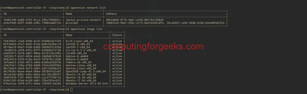 Adding ssh key pair to Openstack using CLI | ComputingForGeeks