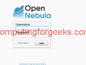 Install OpenNebula Front-end on Ubuntu 22.04 or 20.04 | ComputingForGeeks