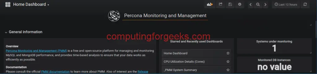 Monitoring Mysql And Mongodb With Prometheus And Grafana Pmm