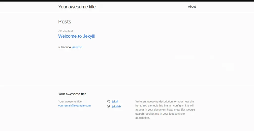 How To Install Jekyll on Debian 11 / Debian 10 | ComputingForGeeks
