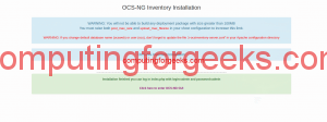 Install OCS Inventory on Ubuntu 22.04|20.04|18.04 | ComputingForGeeks