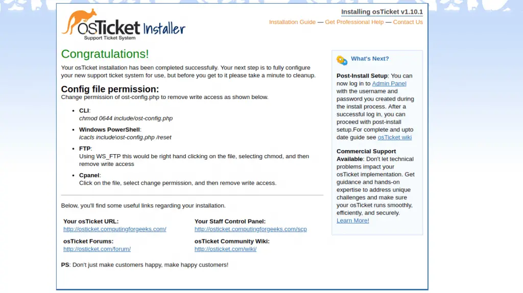 How To Install osTicket on Ubuntu 22.04|20.04|18.04 | ComputingForGeeks