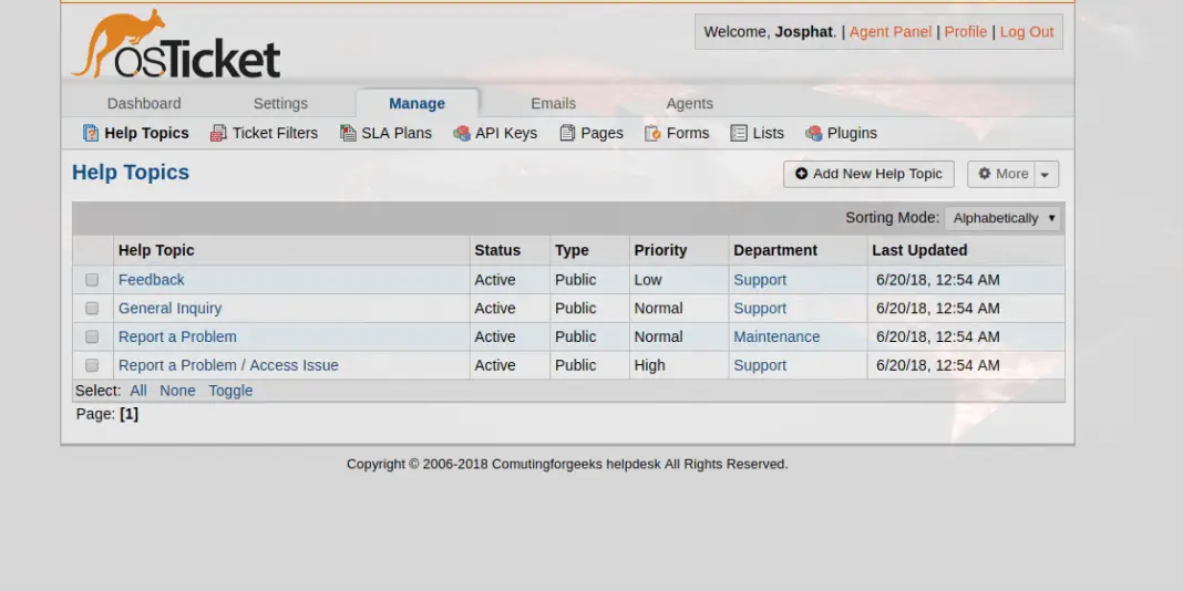 How To Install osTicket on Ubuntu 22.04|20.04|18.04 | ComputingForGeeks