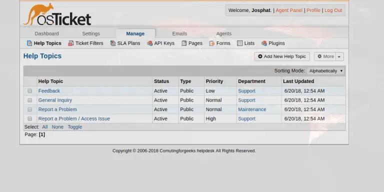 How To Install osTicket on Ubuntu 22.04|20.04|18.04 | ComputingForGeeks