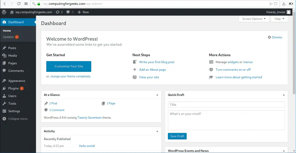 Set Up Wordpress Multisite On Ubuntu 240422042004 Computingforgeeks