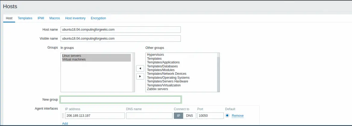 Install And Configure Zabbix Agent On Ubuntu 20041804 Computingforgeeks