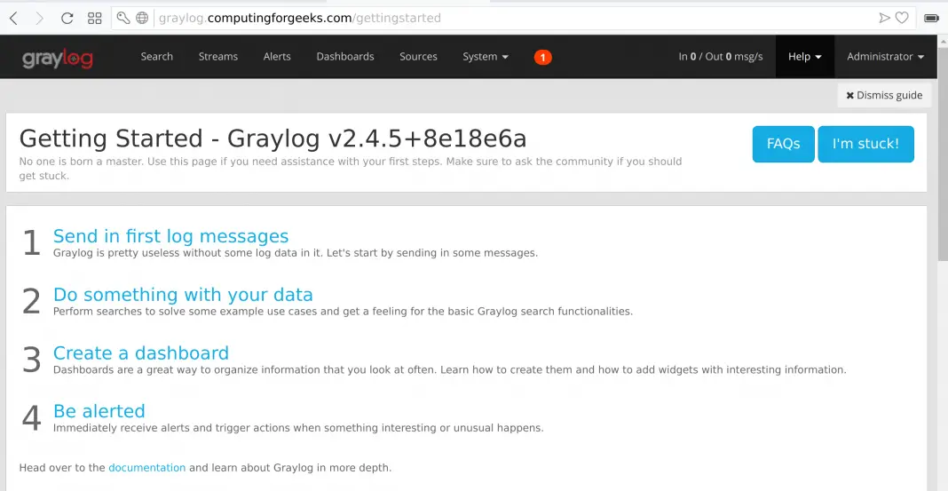 Manage Logs with Graylog server on Ubuntu 18.04 | ComputingForGeeks