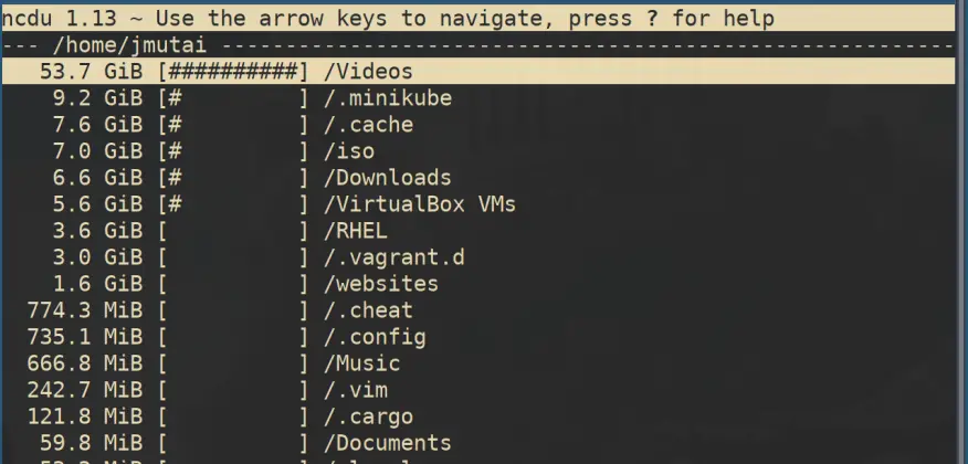 How To Analyze Disk Usage On Linux Using Ncdu Computingforgeeks 5244