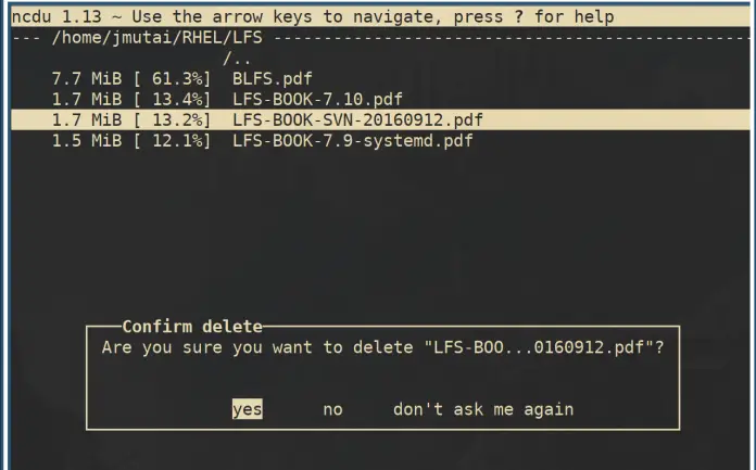 How To Analyze Disk usage on Linux using ncdu | ComputingForGeeks How To Analyze Disk usage on Linux using ncdu | ComputingForGeeks