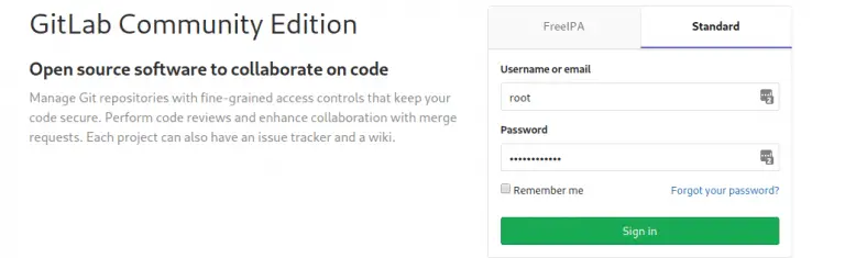 Disable User Creation (Signup) on GitLab welcome page | ComputingForGeeks