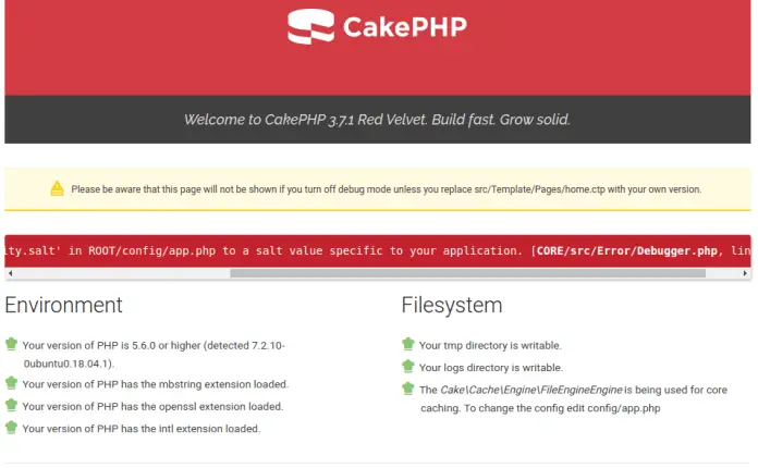 Install Cakephp Framework On Ubuntu 220420041804 Computingforgeeks