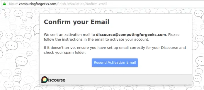 How To Install Discourse On Ubuntu 220420041804 Computingforgeeks