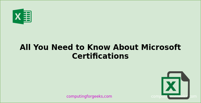All You Need to Know About Microsoft Certifications | ComputingForGeeks