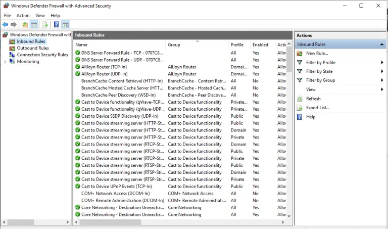 Allow ICMP Echo Reply on Windows Server 2019/2022 | ComputingForGeeks