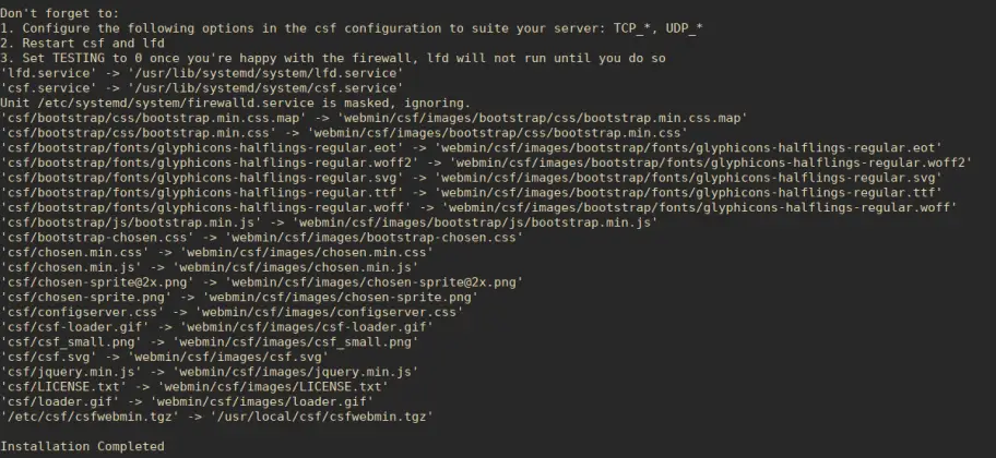 Install and Use CSF Firewall on RHEL / CentOS 8/7 | ComputingForGeeks