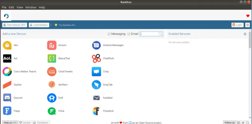 Install Rambox on Ubuntu (Messaging & Email in One) | ComputingForGeeks