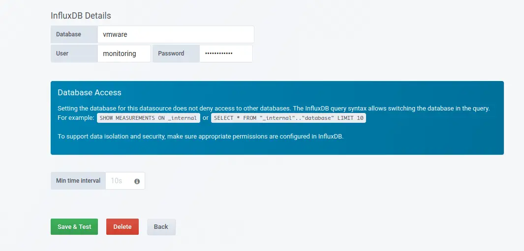 Monitor VMware ESXi with Grafana and Telegraf | ComputingForGeeks