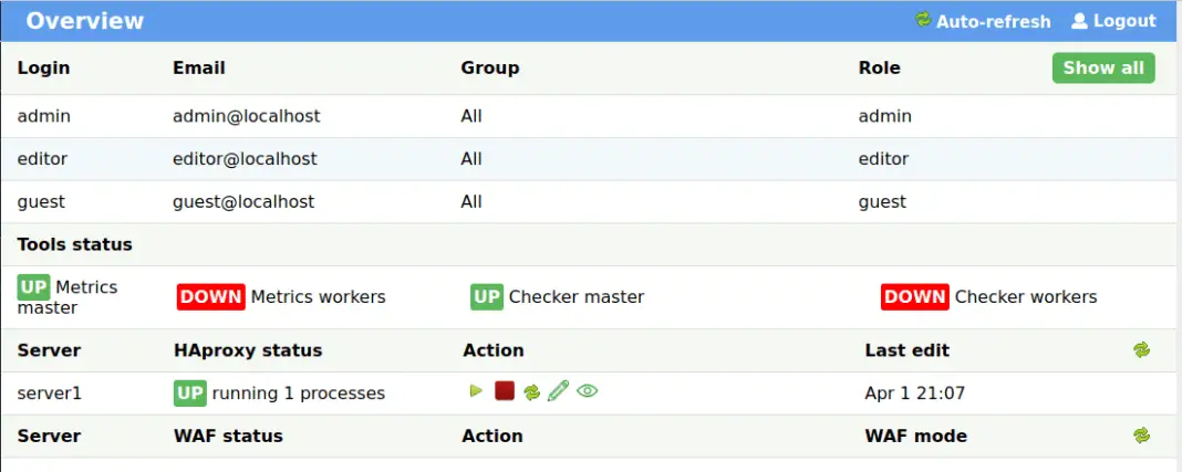 Manage Haproxy Nginx Apache From Web Interface Using Roxy Wi