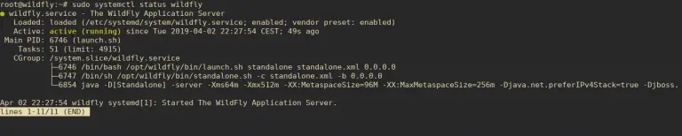 How To Install WildFly (JBoss) on Ubuntu 22.04|20.04|18.04 ...