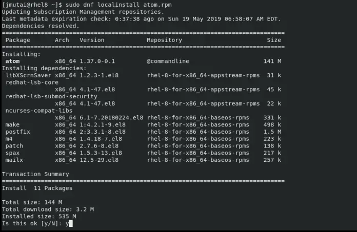 Install Atom Text Editor on RHEL 8 / CentOS 8 | ComputingForGeeks