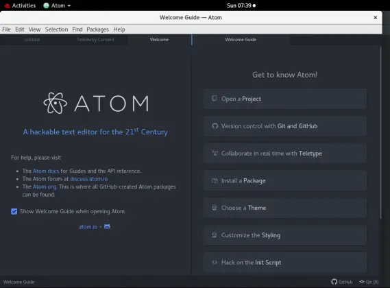 Install Atom Text Editor On Rhel 8 Centos 8 Computingforgeeks