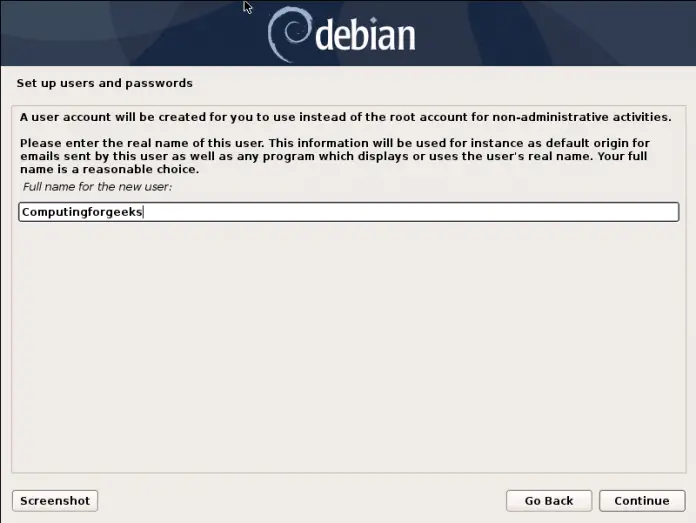 How To Install Debian 10 (Buster) with Screenshots | ComputingForGeeks