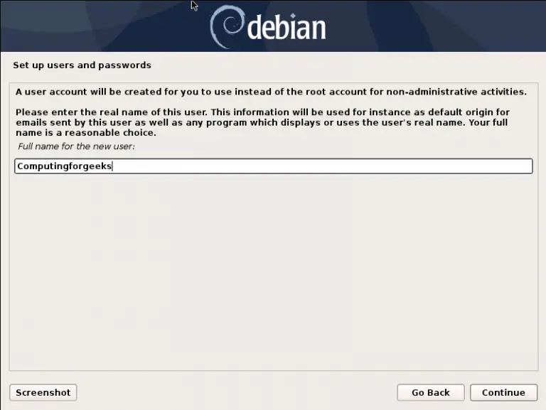 How To Install Debian 10 (Buster) with Screenshots | ComputingForGeeks
