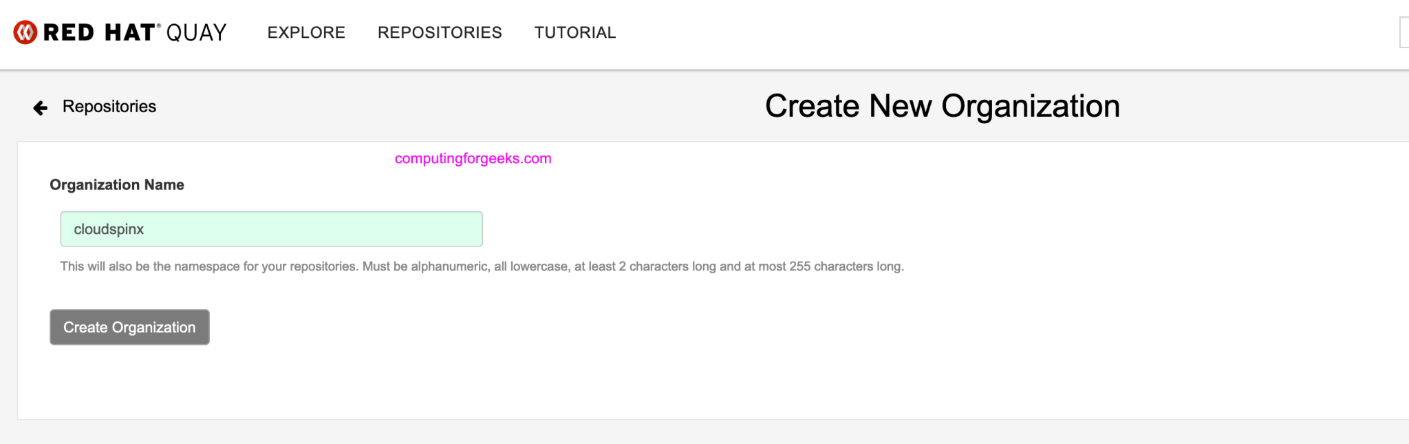 Setup Red Hat Quay Registry on Linux using Podman | ComputingForGeeks