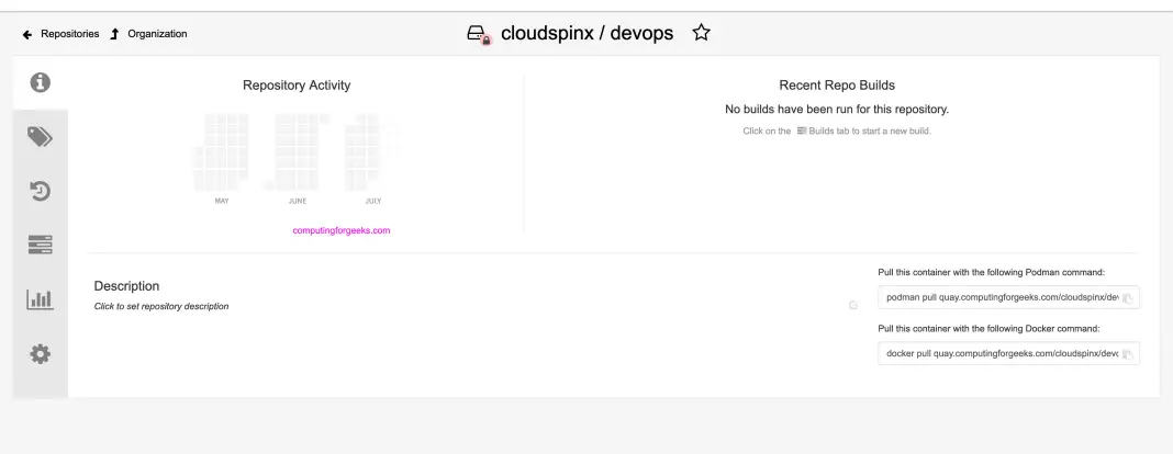 Setup Red Hat Quay Registry on Linux using Podman | ComputingForGeeks