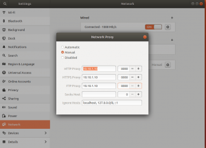 How To Set System Proxy on Ubuntu 22.04|20.04|18.04 | ComputingForGeeks