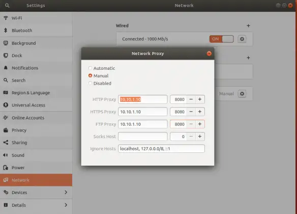 How To Set System Proxy on Ubuntu 22.04|20.04|18.04 | ComputingForGeeks