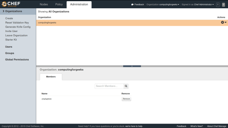 How To Setup Chef Infra Server on CentOS 8 / RHEL 8 | ComputingForGeeks