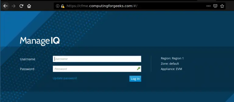 How To Install ManageIQ or CloudForms on OpenStack/KVM | ComputingForGeeks