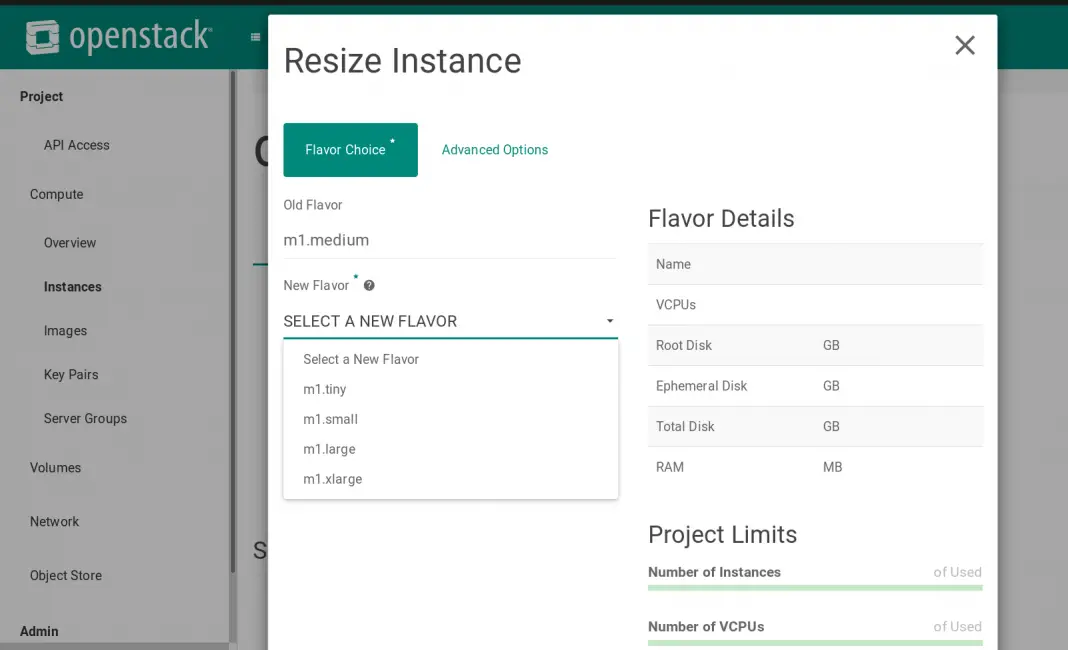 How To Resize OpenStack Instance / Virtual Machine | ComputingForGeeks