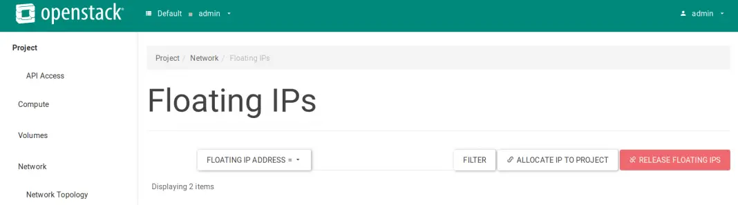 Assign a Floating IP Address to VM Instance in OpenStack | ComputingForGeeks