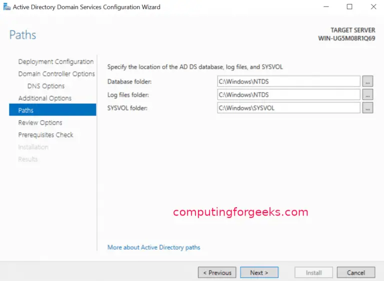 Install Active Directory Domain Services in Windows Server 2019 | ComputingForGeeks