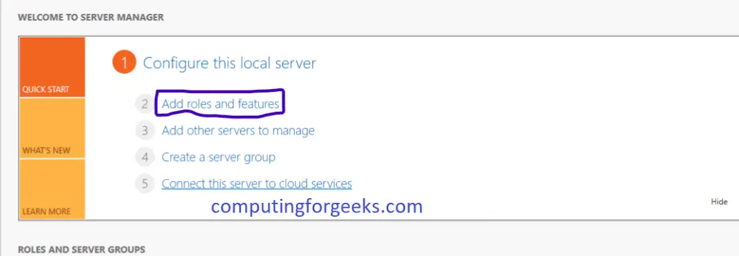 Configure Iis Web Server On Windows Server 2019 Computingforgeeks