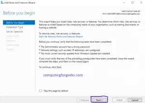 Configure IIS Web Server on Windows Server 2019 | ComputingForGeeks