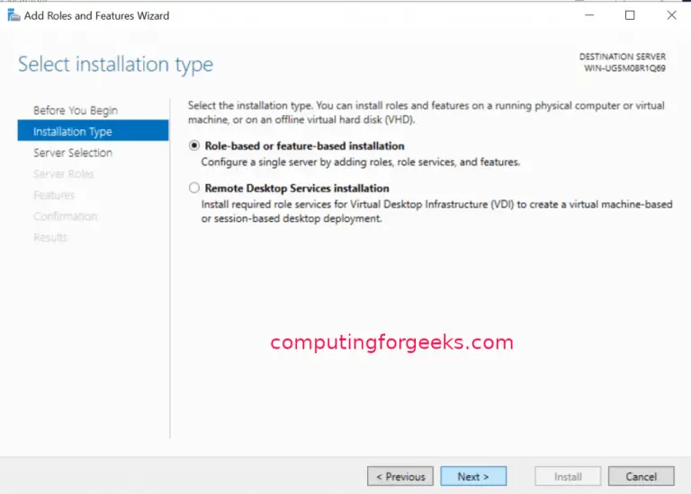 Install Active Directory Domain Services in Windows Server 2019 | ComputingForGeeks