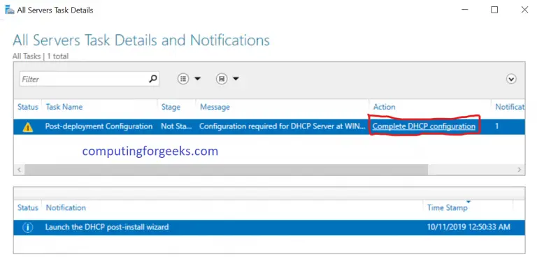 Install and Configure DHCP Server on Windows Server 2019 ...