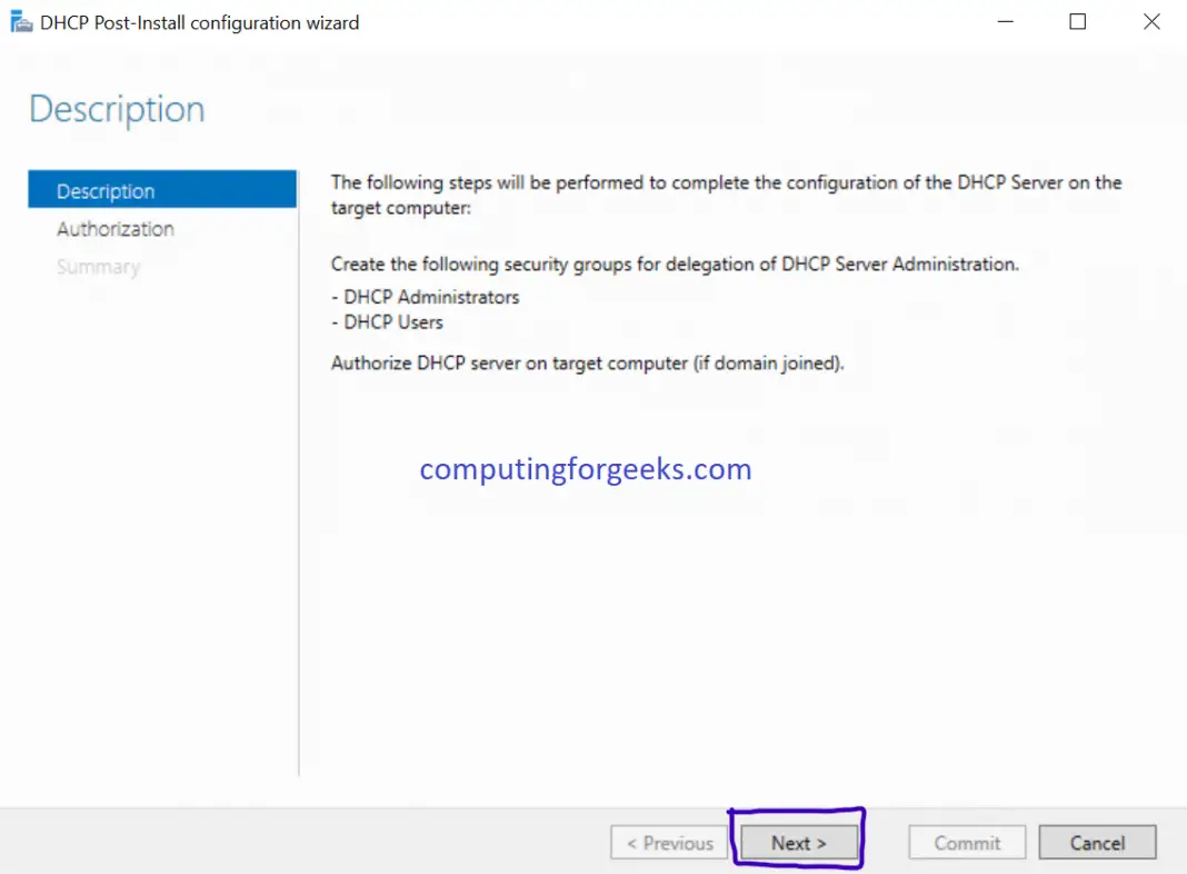 Install and Configure DHCP Server on Windows Server 2019 ...