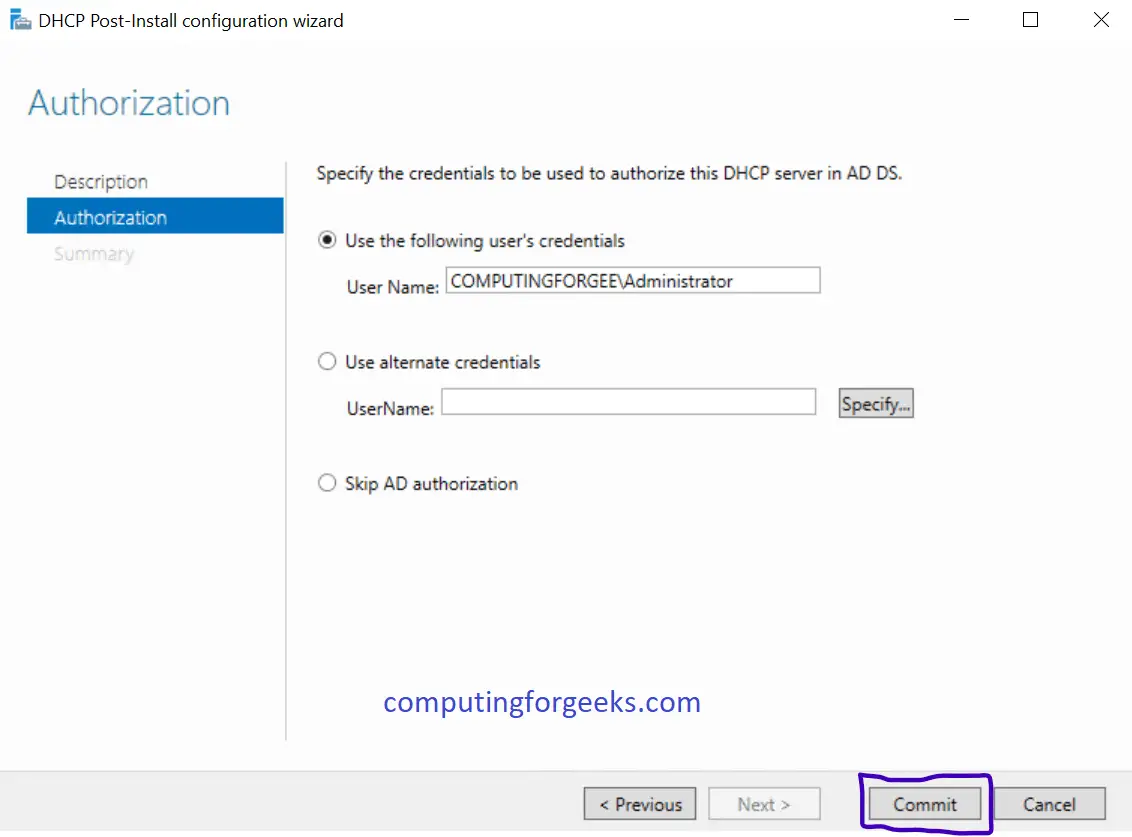 Install And Configure Dhcp Server On Windows Server 2019 Computingforgeeks