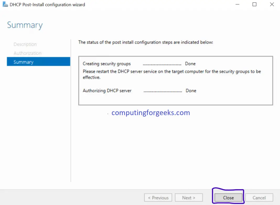 Install And Configure Dhcp Server On Windows Server 2019
