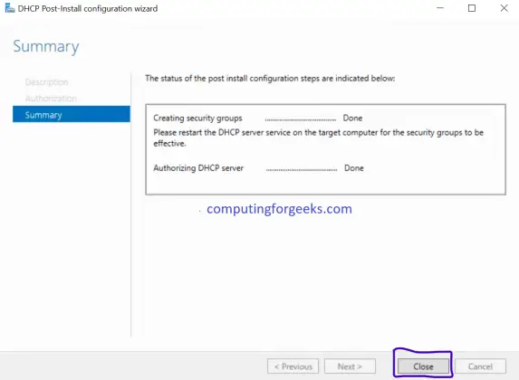 Install and Configure DHCP Server on Windows Server 2019 ...