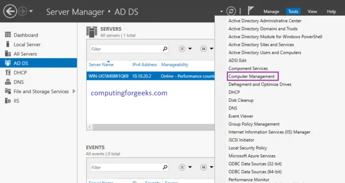 Adding a Local User Account to Windows Server 2019 | ComputingForGeeks