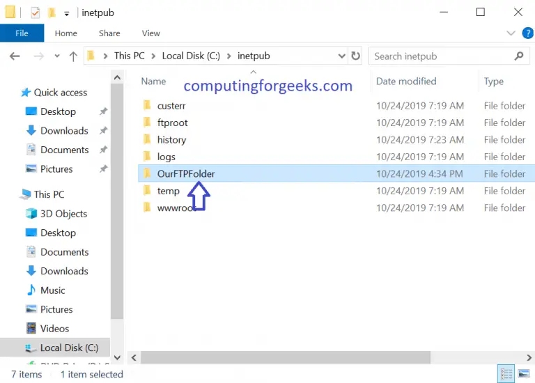 How To add FTP Site on Windows Server 2019 | ComputingForGeeks