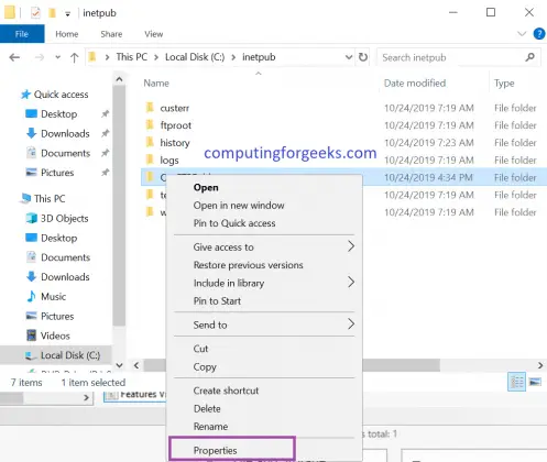 How To add FTP Site on Windows Server 2019 | ComputingForGeeks