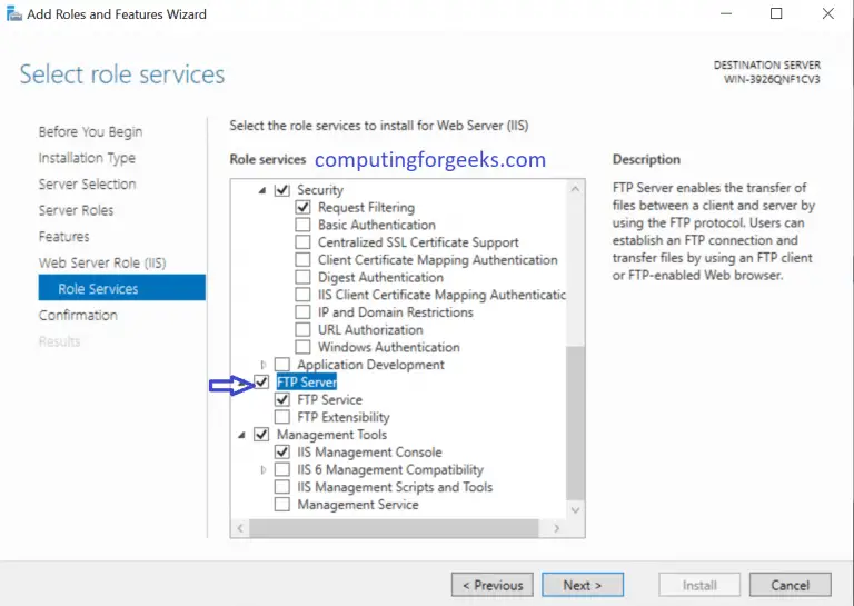 Install And Configure Ftp Server On Windows Server 2019 Computingforgeeks