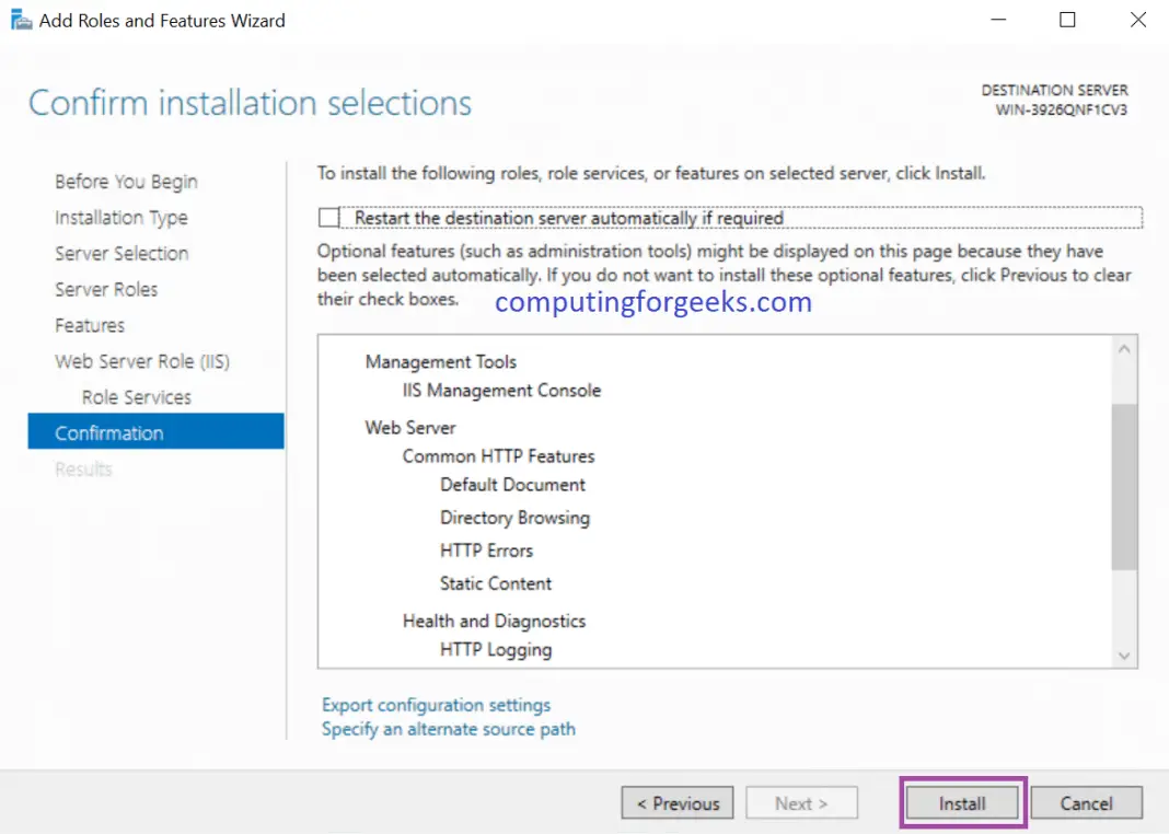 Install And Configure Ftp Server On Windows Server 2019 Computingforgeeks