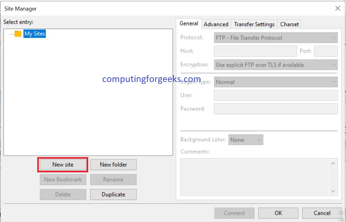 How To add FTP Site on Windows Server 2019 | ComputingForGeeks